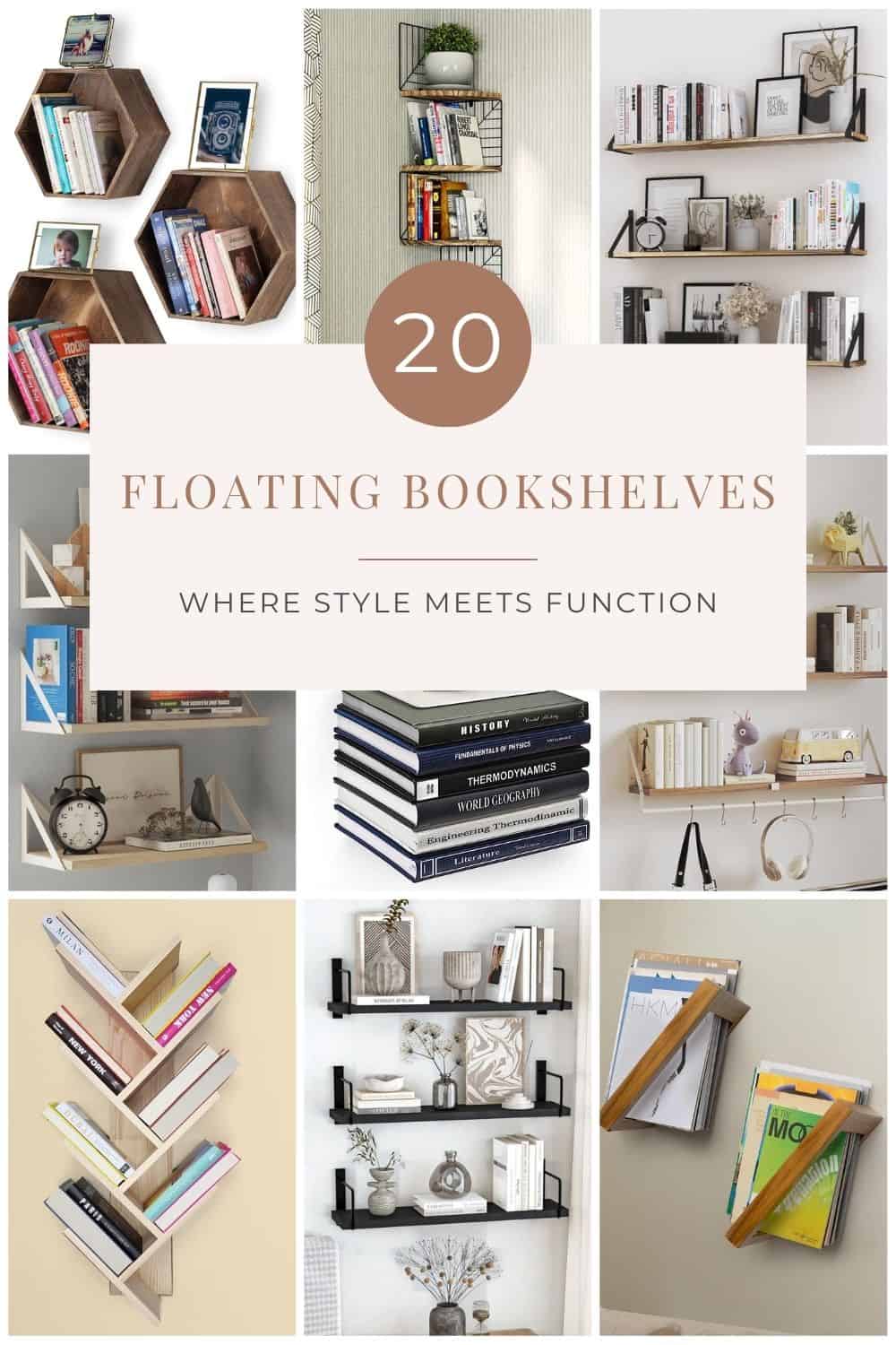 Floating Bookshelves: Where Style Meets Function