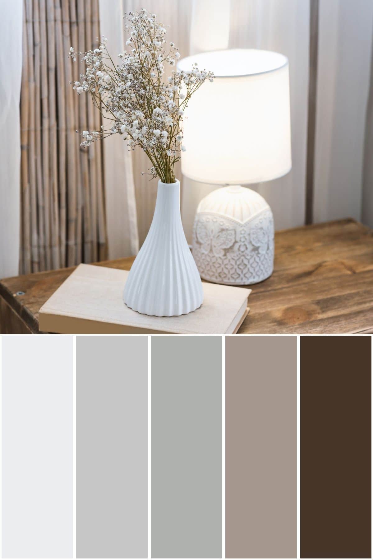 Charcoal Color Palette With Hex Codes and Paint Colors