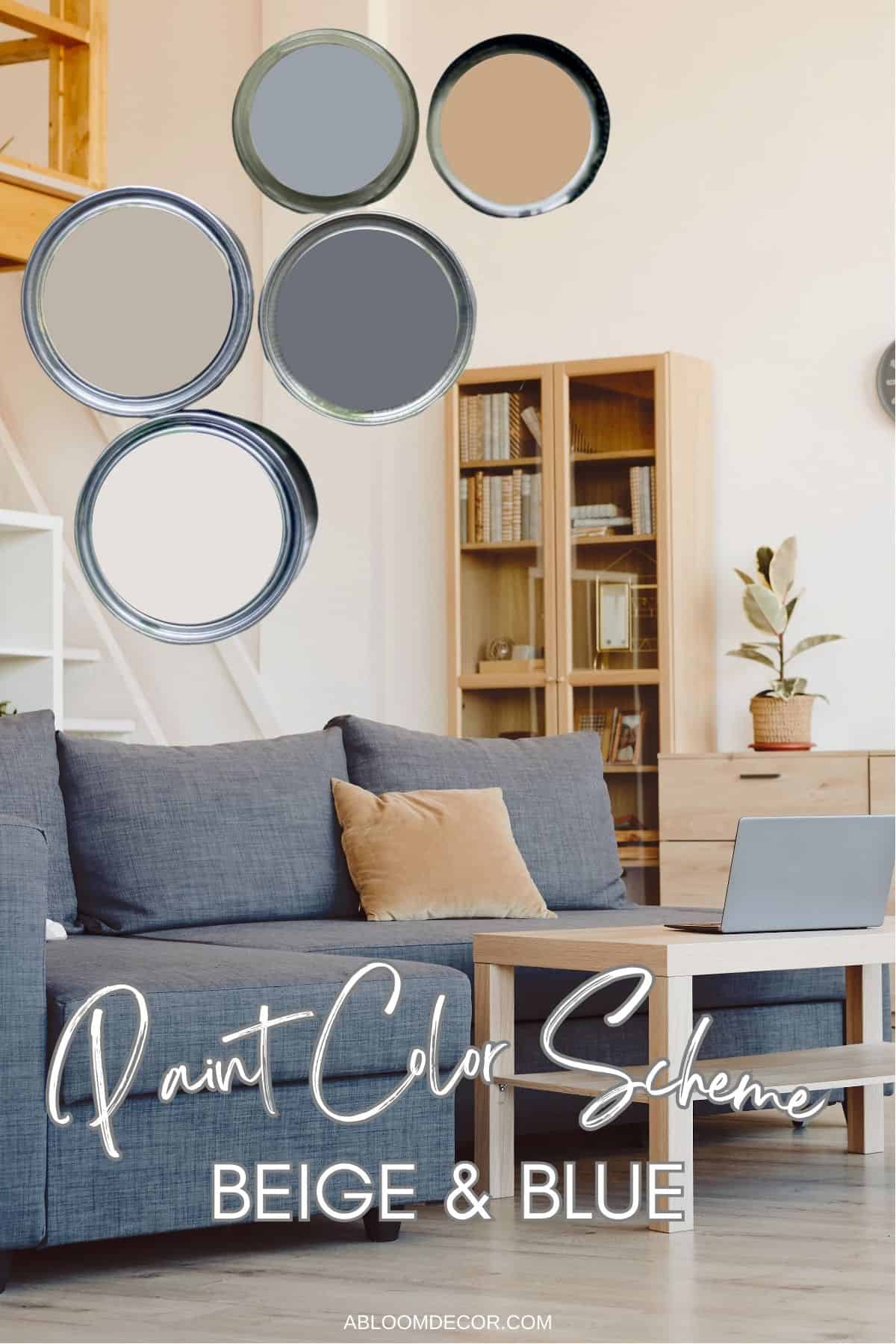 Cozy Denim Color Palette for Home Decor With Paint Colors