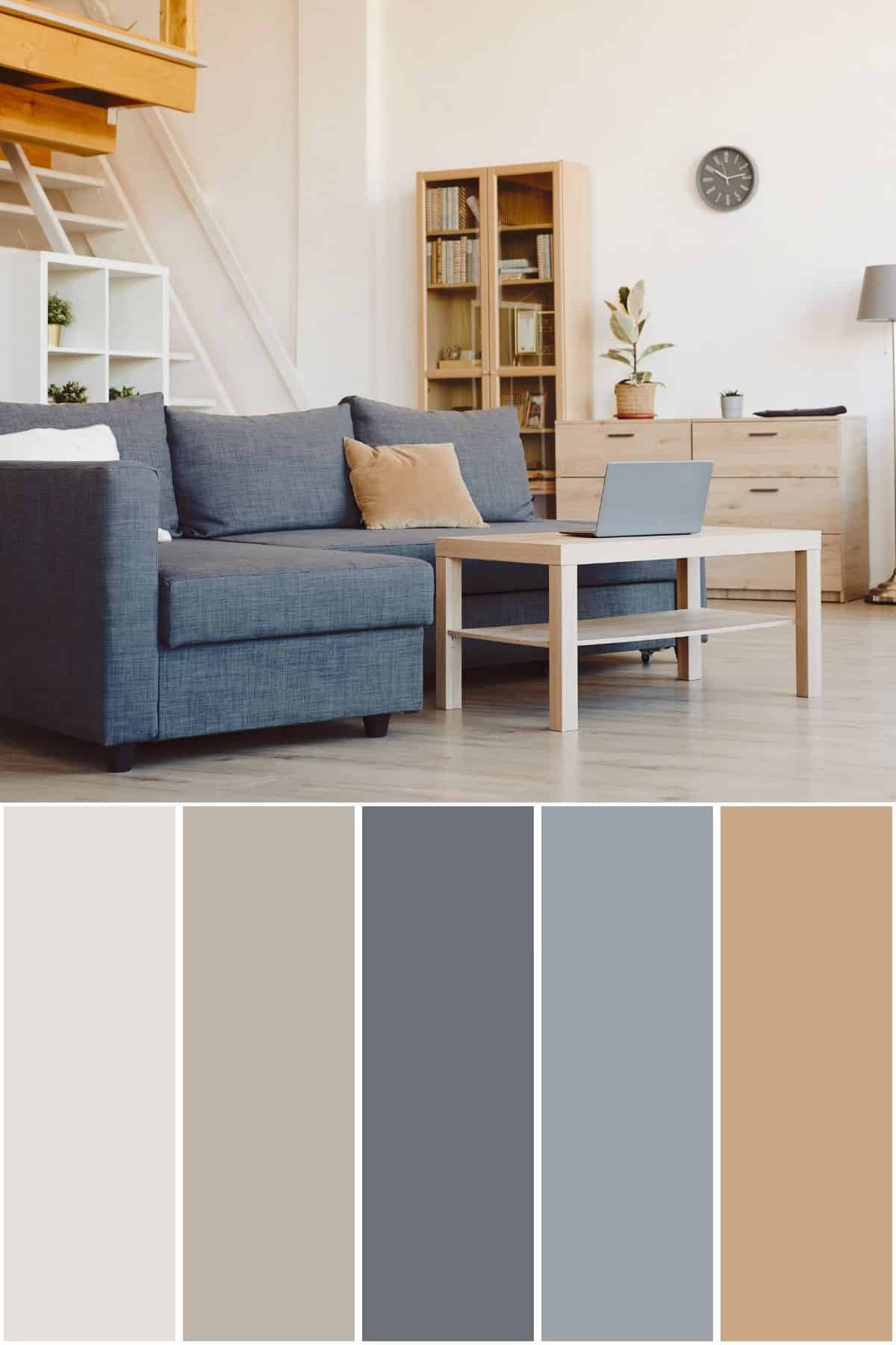 Charcoal Color Palette With Hex Codes and Paint Colors