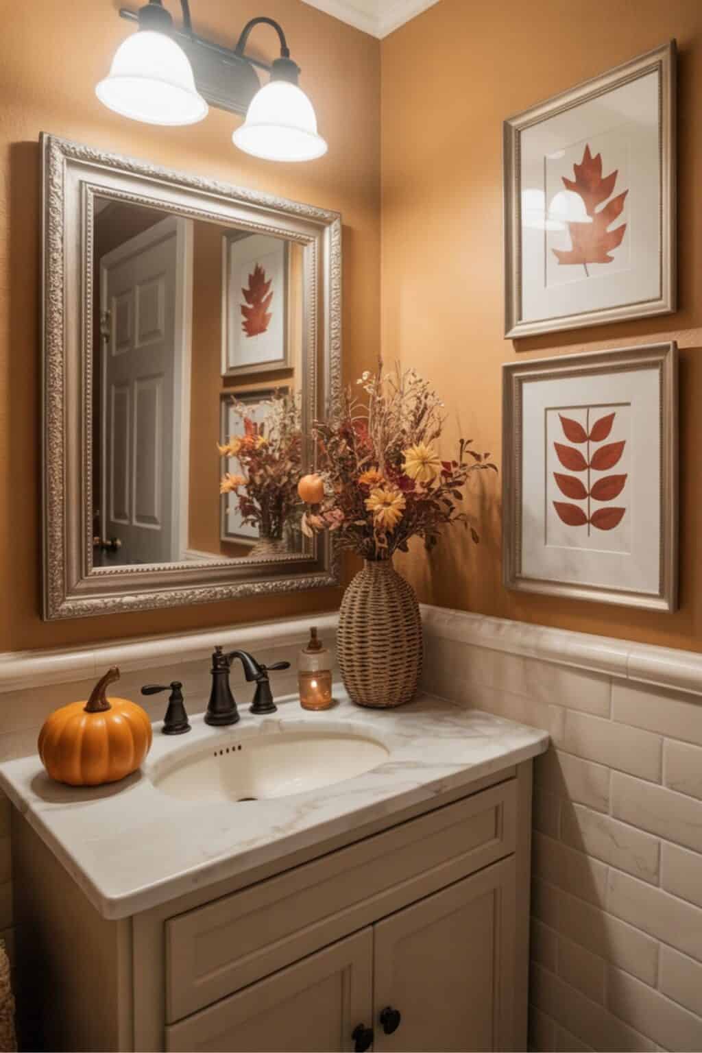 20+ Fall Bathroom Decor Ideas for a Cozy Autumn Season