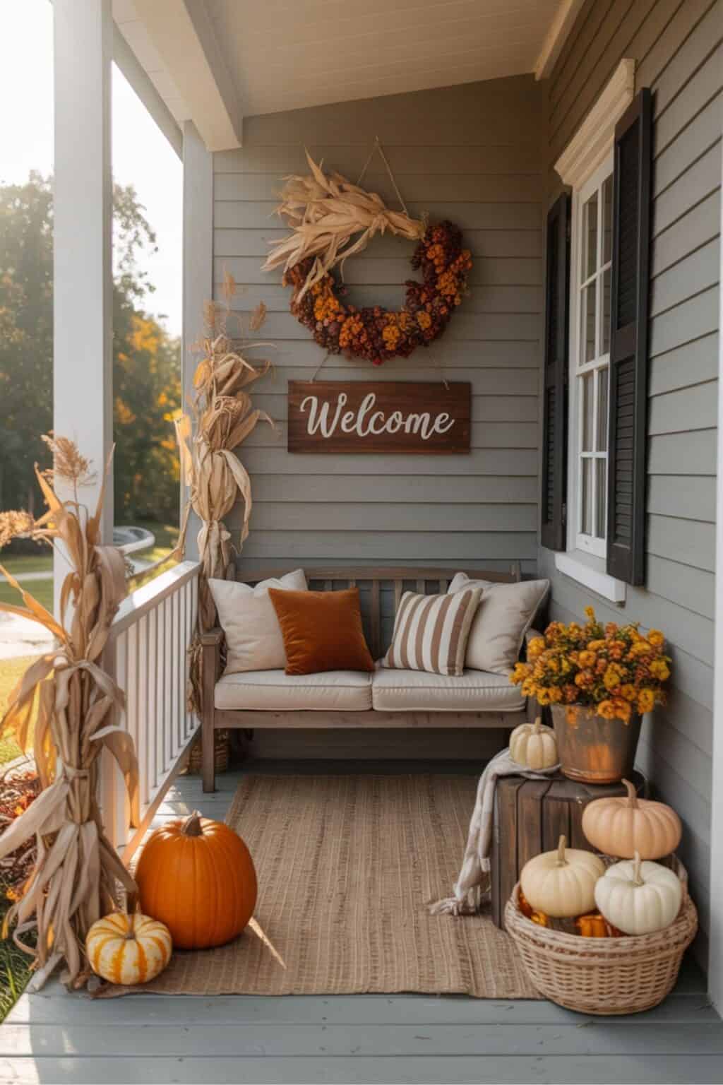 20+ Fall Porch Decor Ideas for a Cozy Fall Vibe