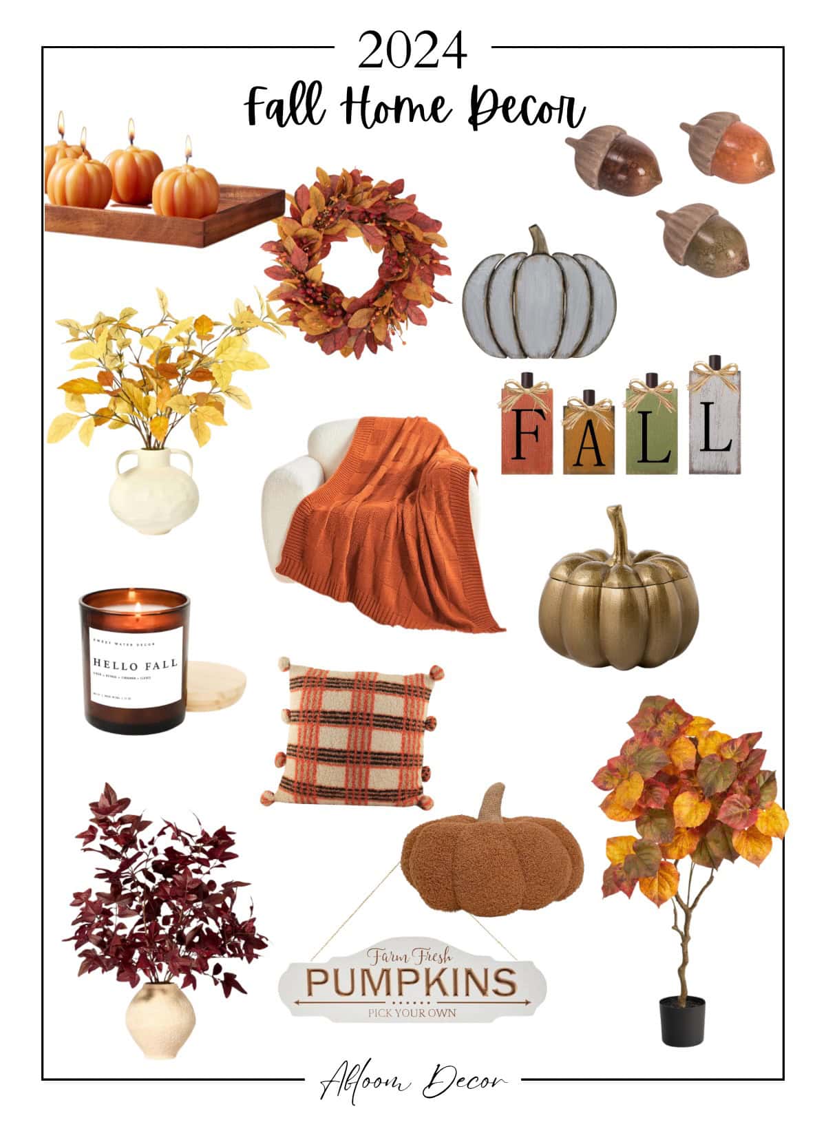 Your One Stop Shop for The Best 2024 Fall Home Decor