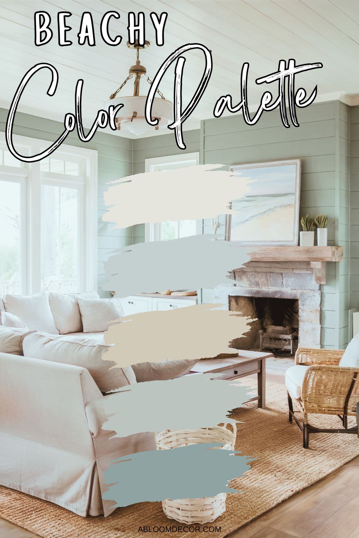 Coastal Paint Color Palette Perfect For Your Beach House