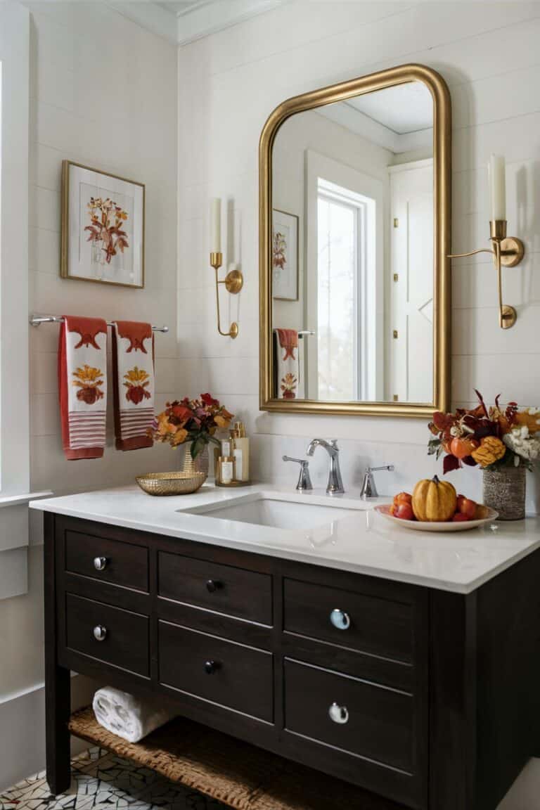 20+ Fall Bathroom Decor Ideas for a Cozy Autumn Season