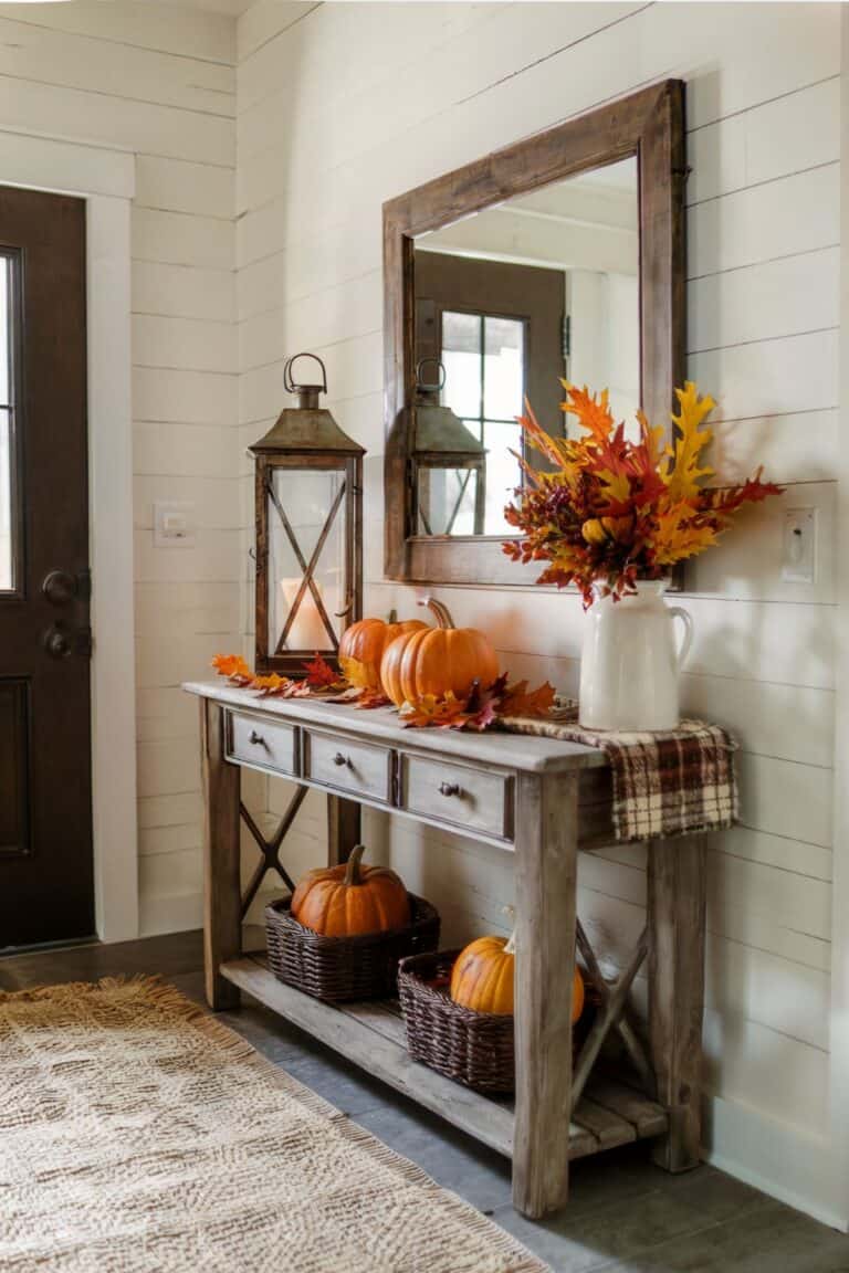 20+ Fall Entryway Decor Ideas for a Cozy Autumn Season
