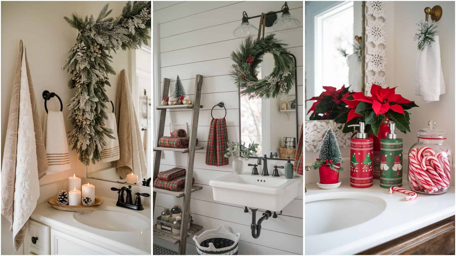 15 Festive Christmas Bathroom Decor Ideas You'll Love