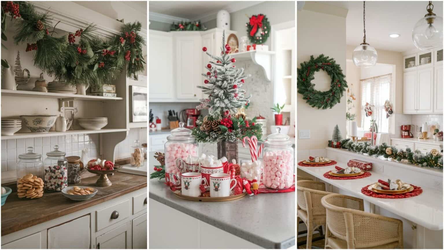 15 Festive Christmas Kitchen Decor Ideas You'll Love