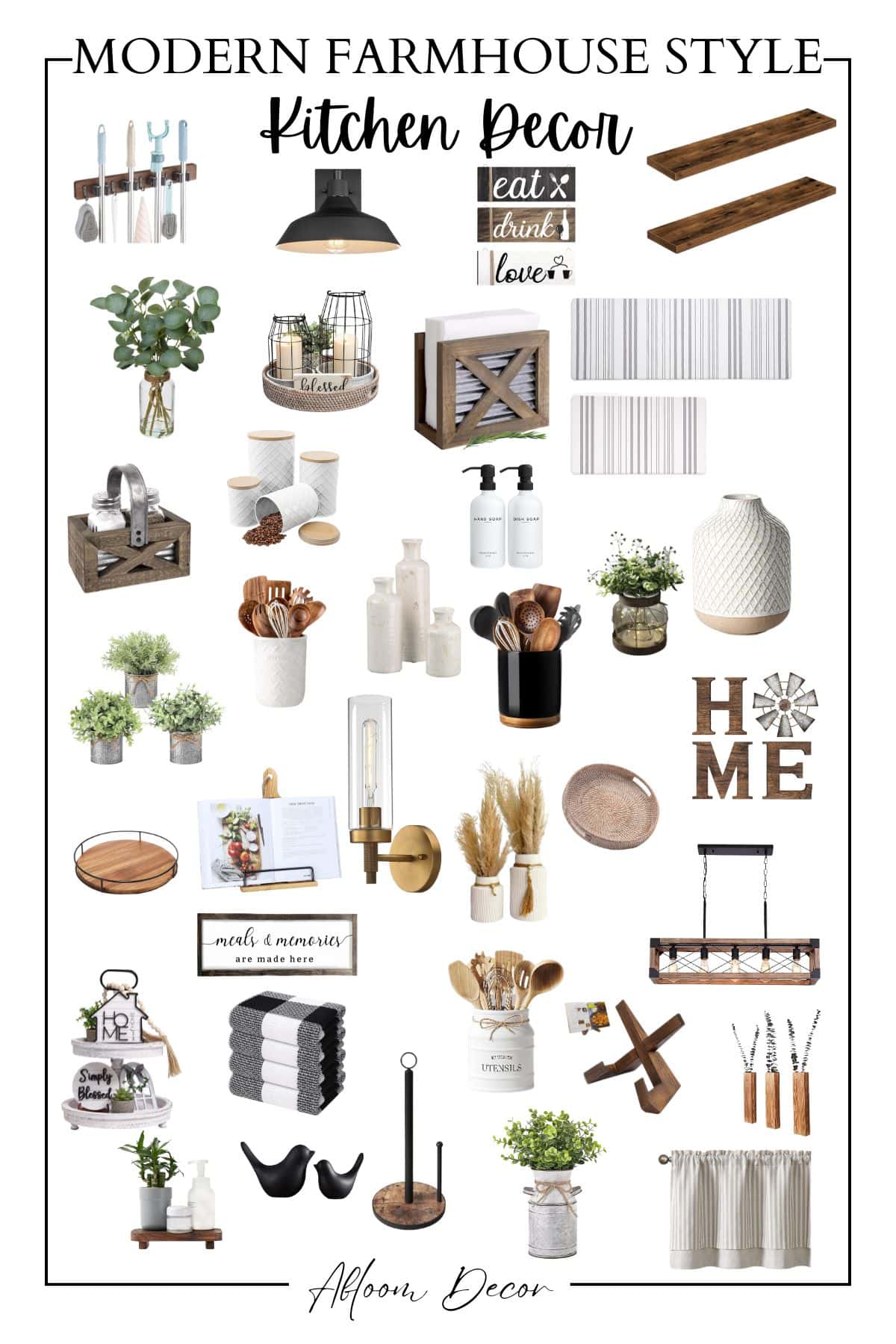 35 Modern Farmhouse Kitchen Decor Ideas You Will Love