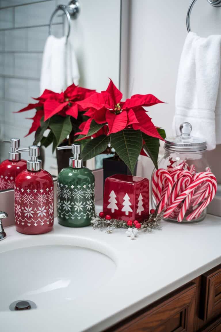 15 Festive Christmas Bathroom Decor Ideas You'll Love