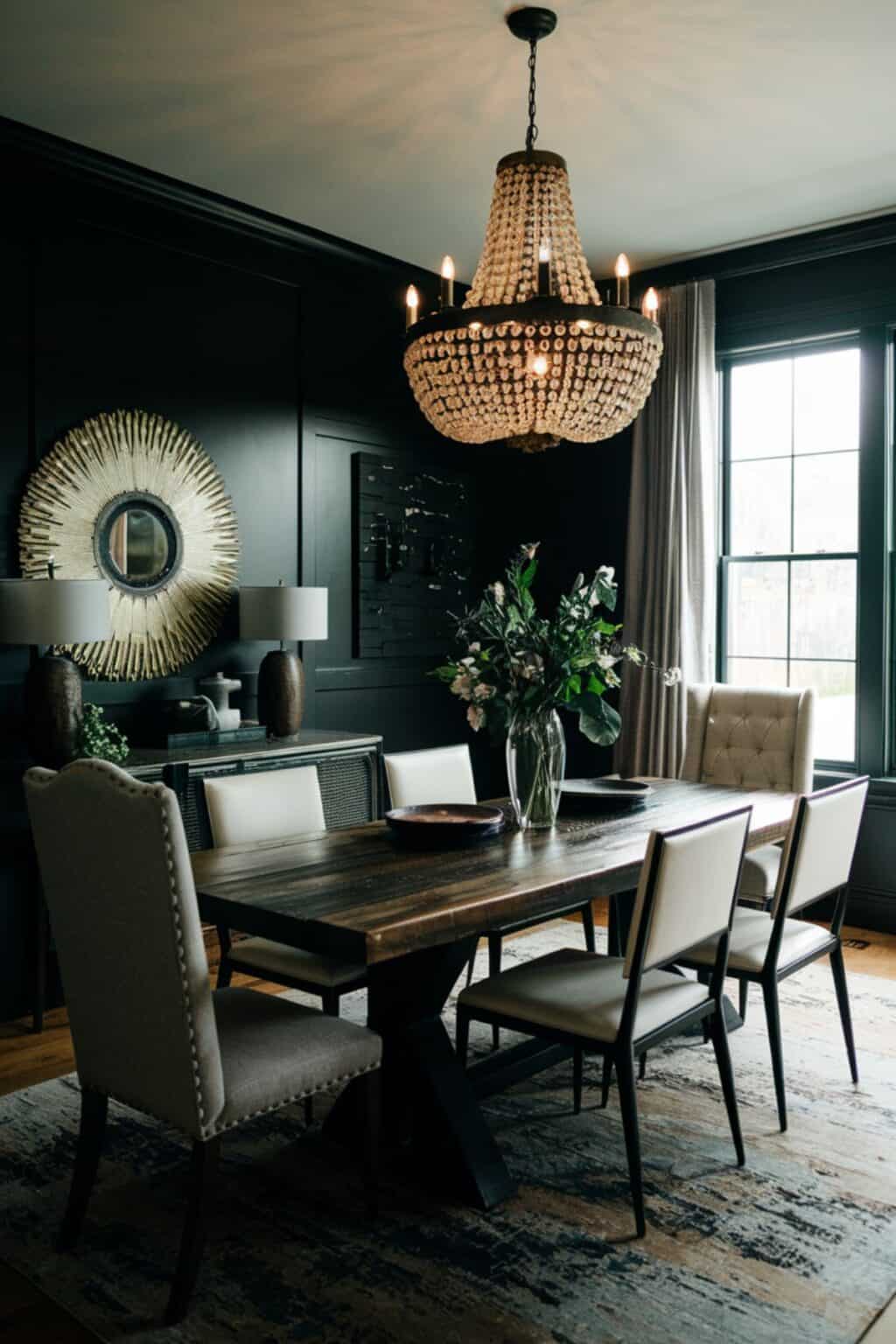 24 Moody Dining Room Ideas to Inspire Your Dramatic Style