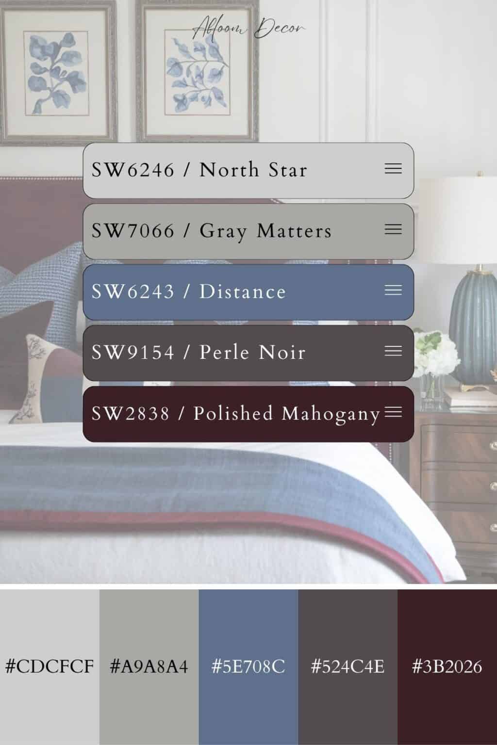 Burgundy Color Palettes Perfect for Interior Design