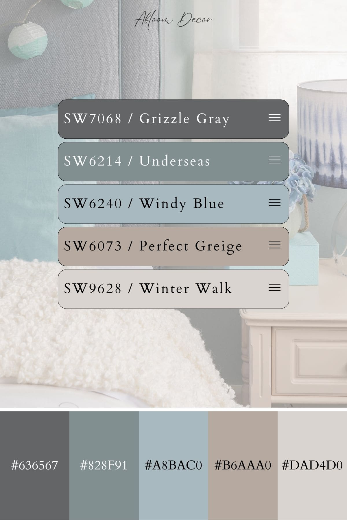 Light Blue Color Palettes Perfect For Interior Design