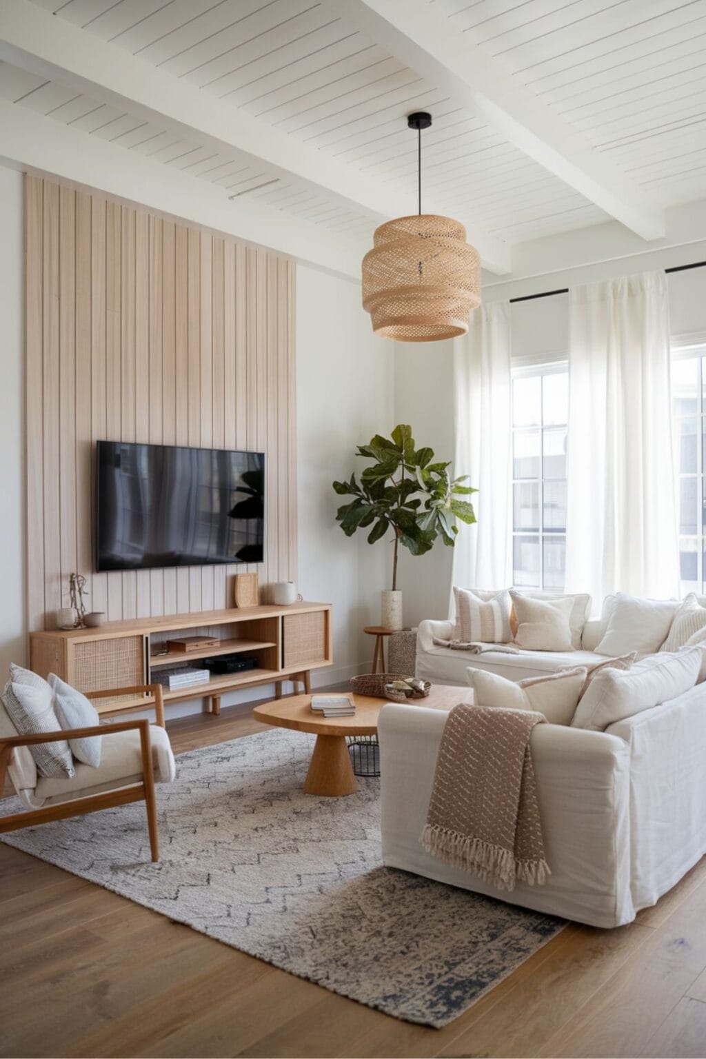 Inspiring TV Accent Wall Ideas - Abloom Decor