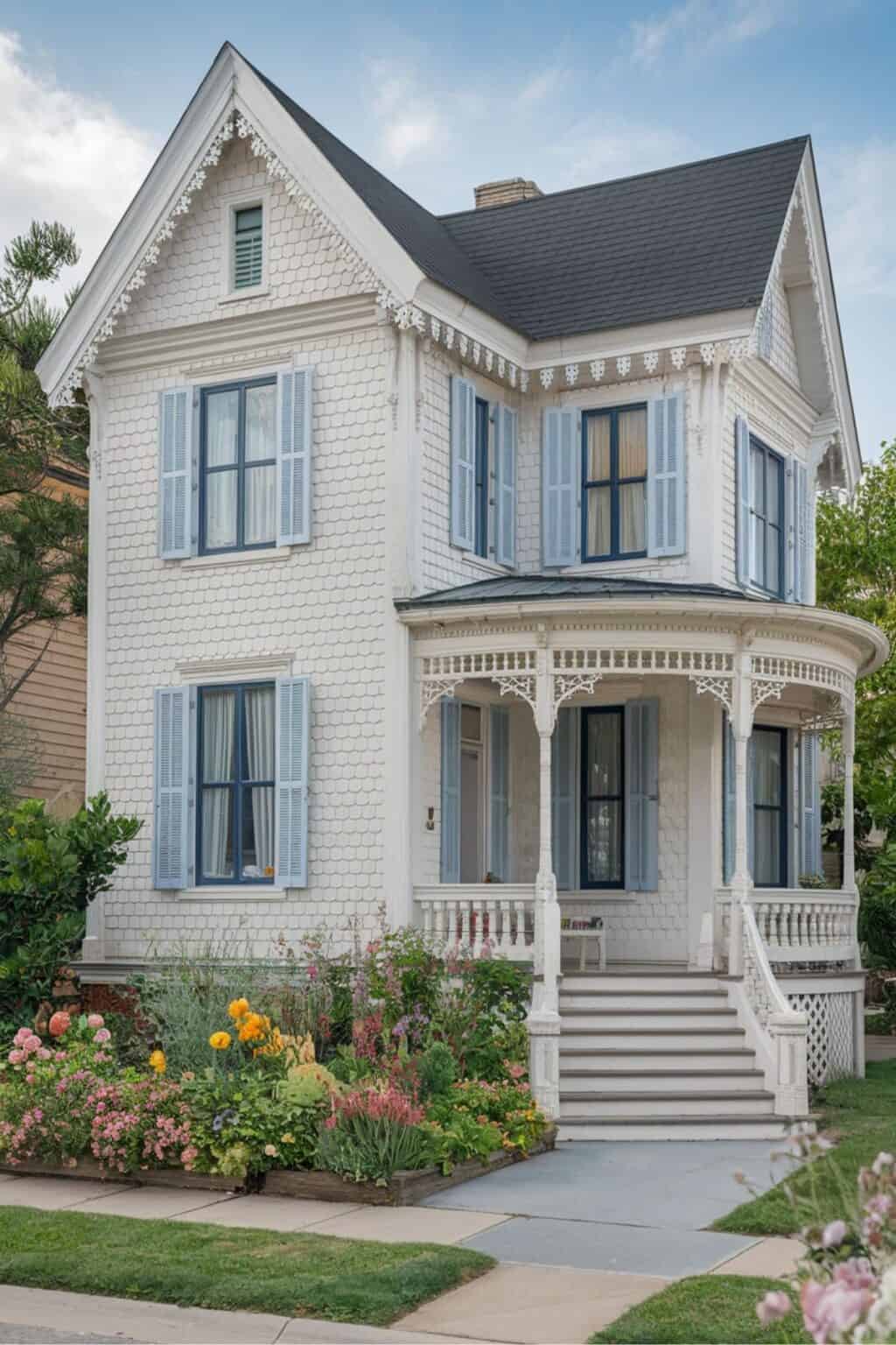 White Victorian House