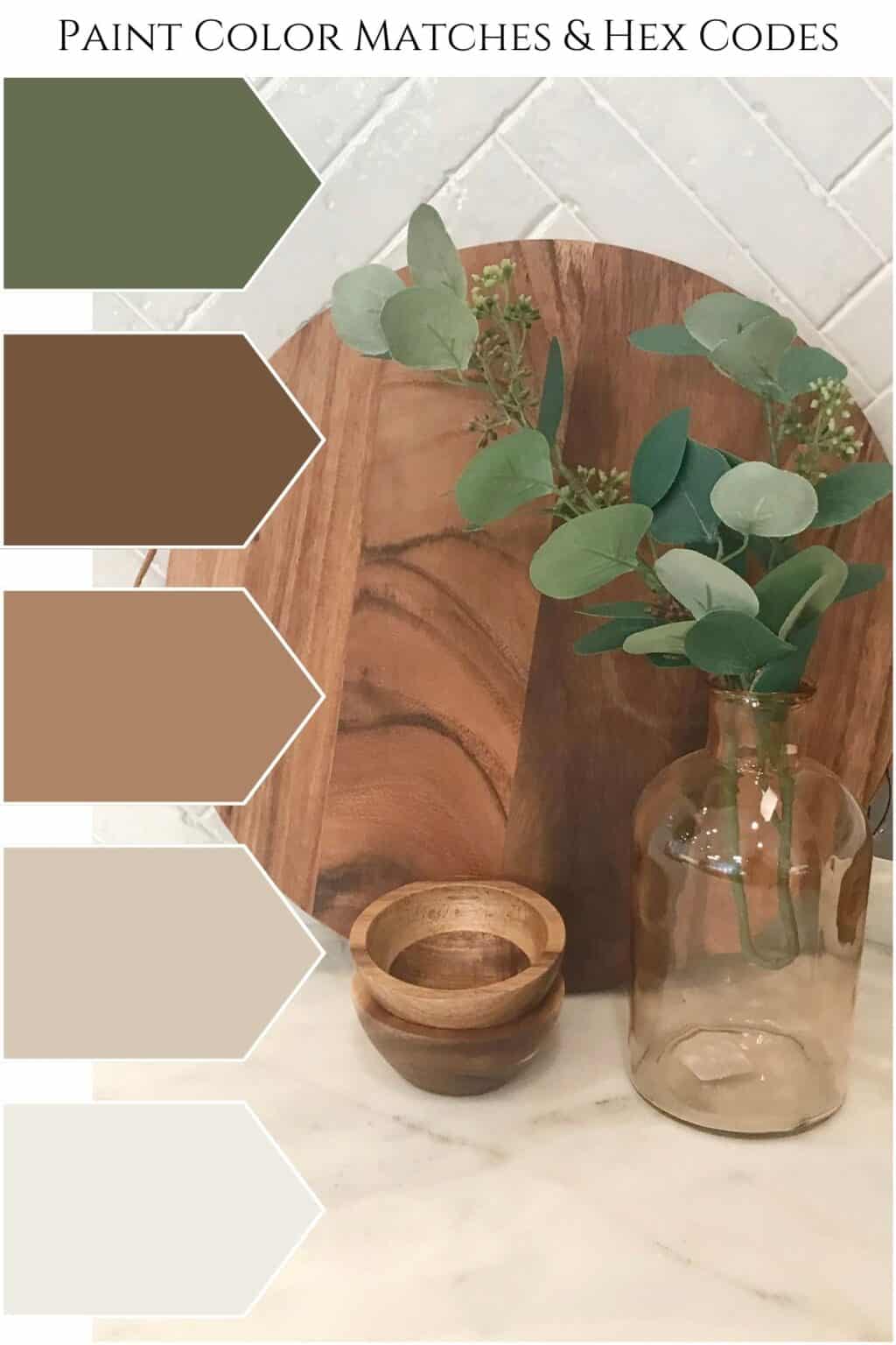 Earthy Color Palette With Green and Brown Tones