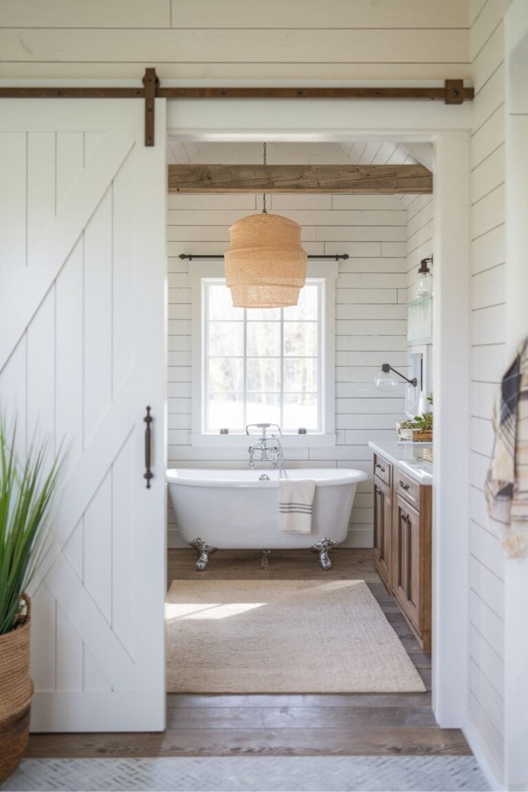 Farmhouse Bathroom Ideas For a Cozy Look
