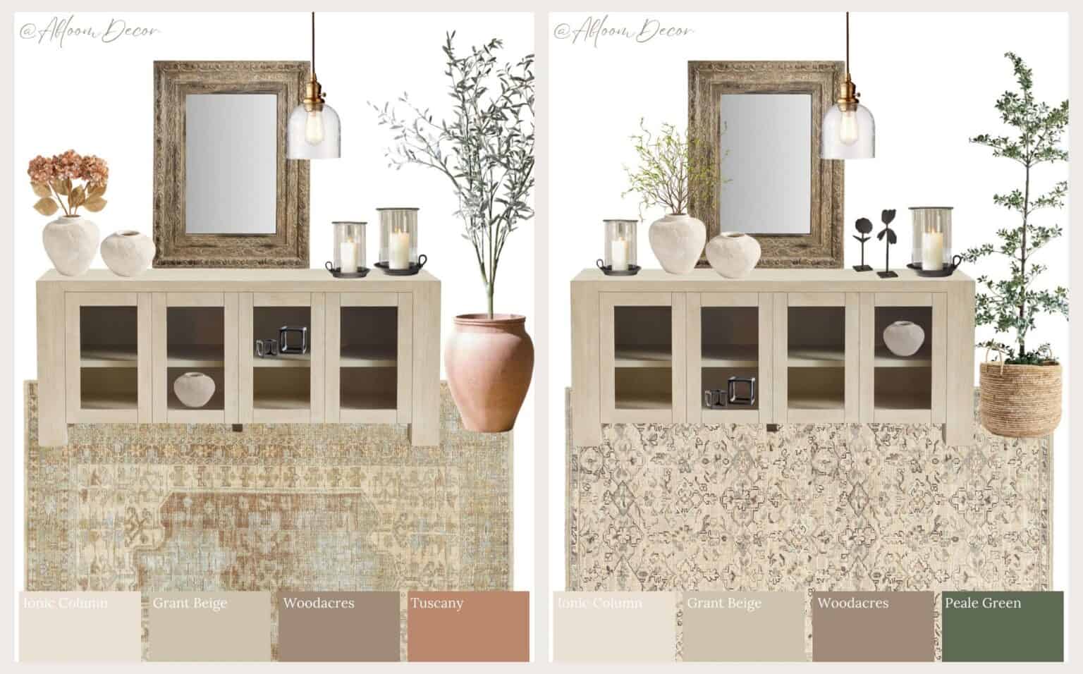 Earthy Neutral Entryway Decorating Ideas