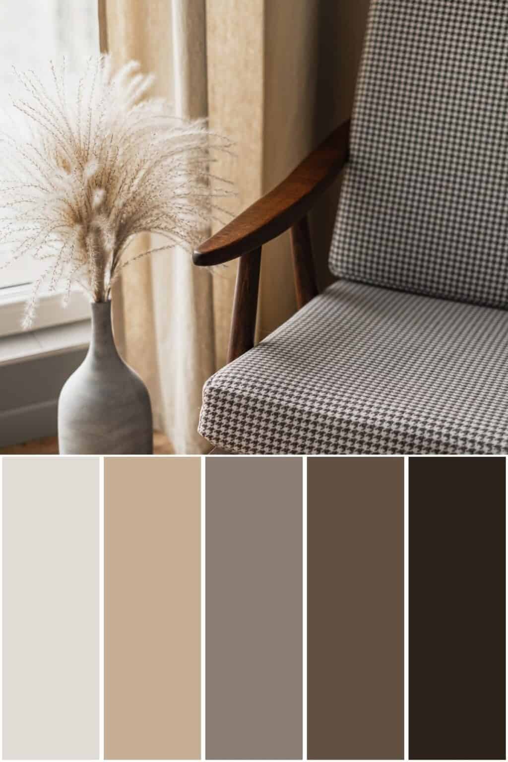 Cozy Color Palette with Hex Codes and Paint Color Matches