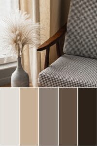 Shades of Brown Color Palette With Hex Codes and Paint Colors