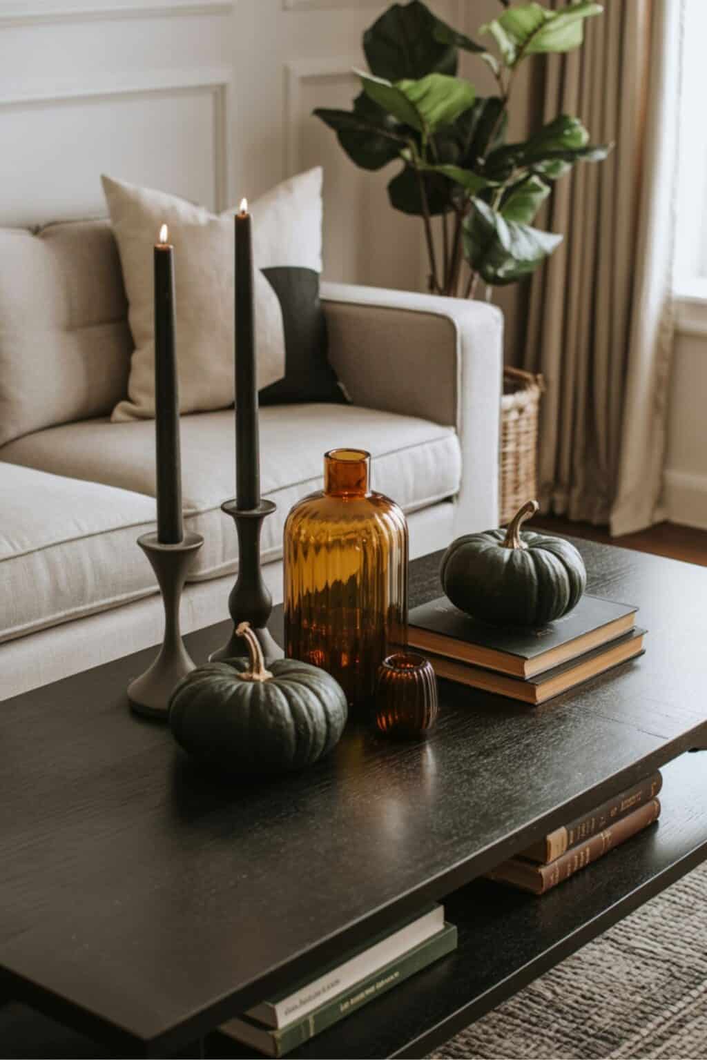 Cozy Fall Coffee Table Decor Ideas
