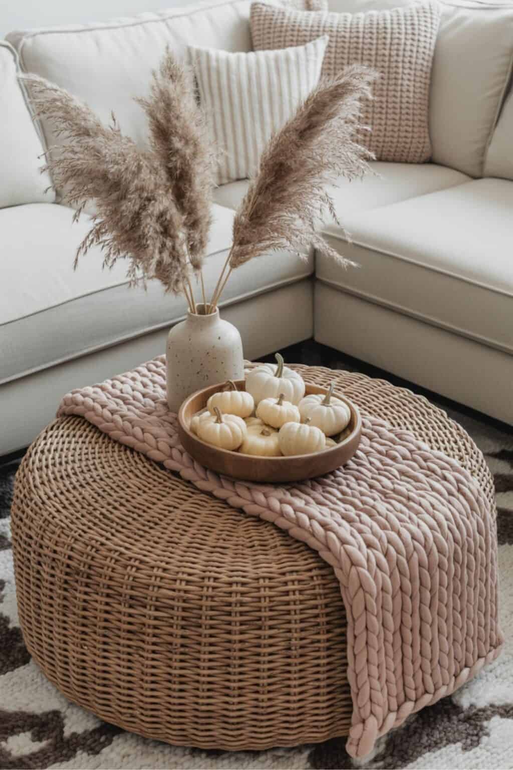Cozy Fall Coffee Table Decor Ideas