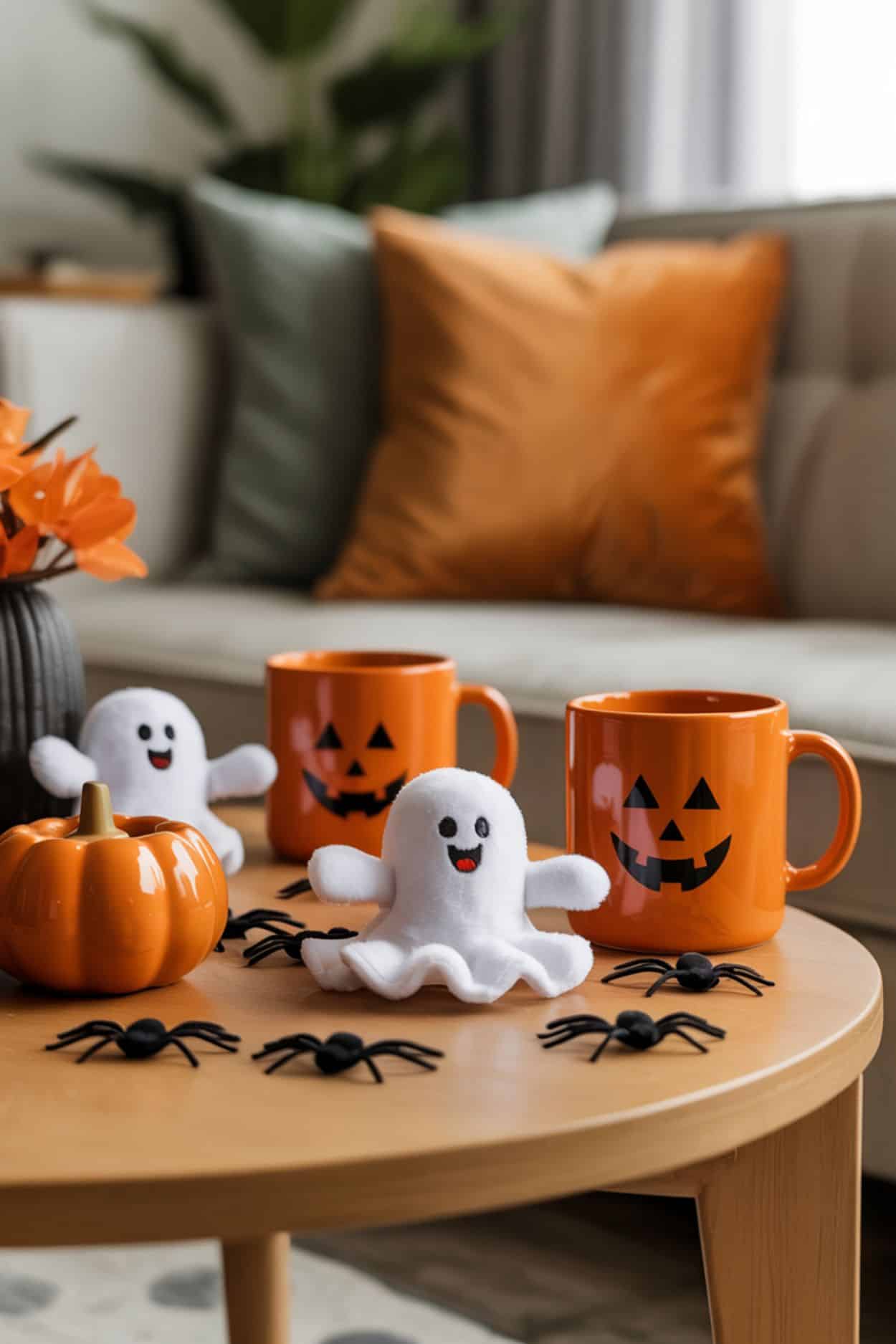 Halloween Coffee Table Decor For a Stylish Spooky Space