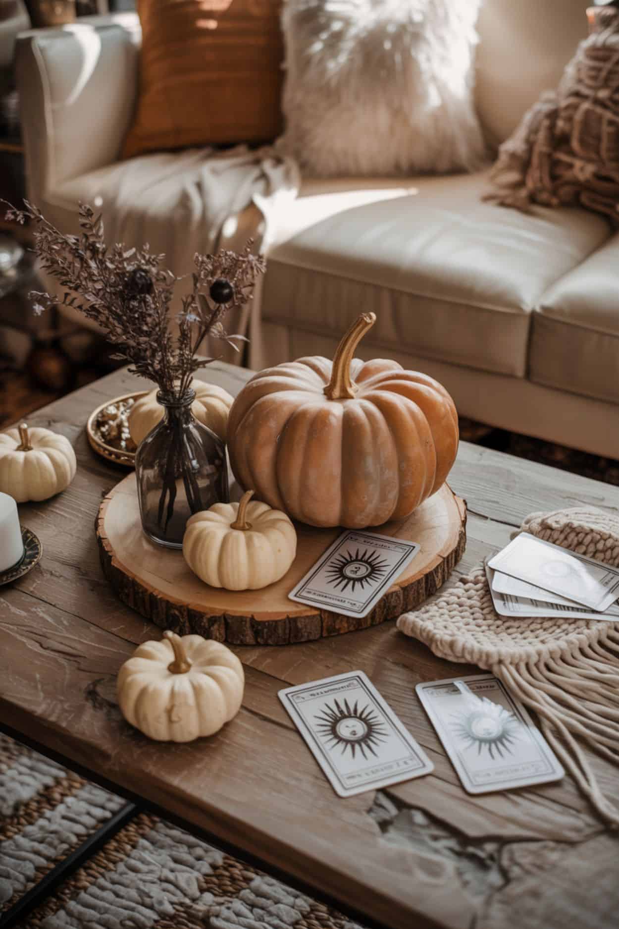 Halloween Coffee Table Decor For a Stylish Spooky Space