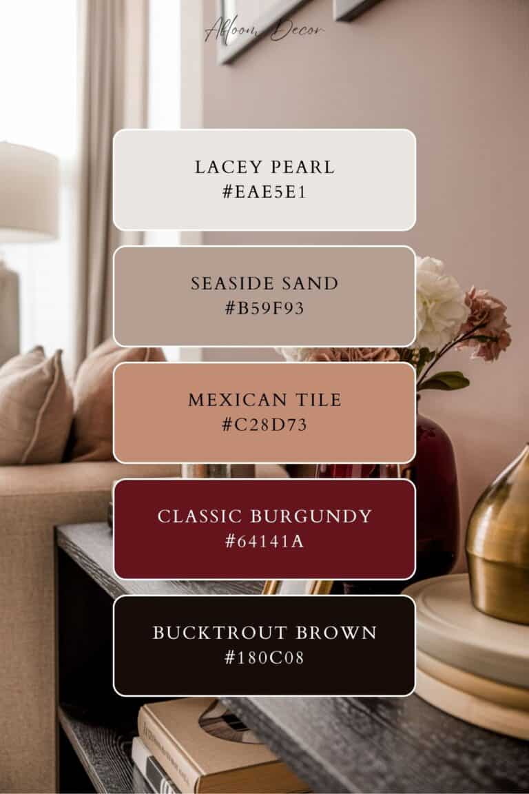Classic Burgundy Color Palette You'll Want To Use All Year