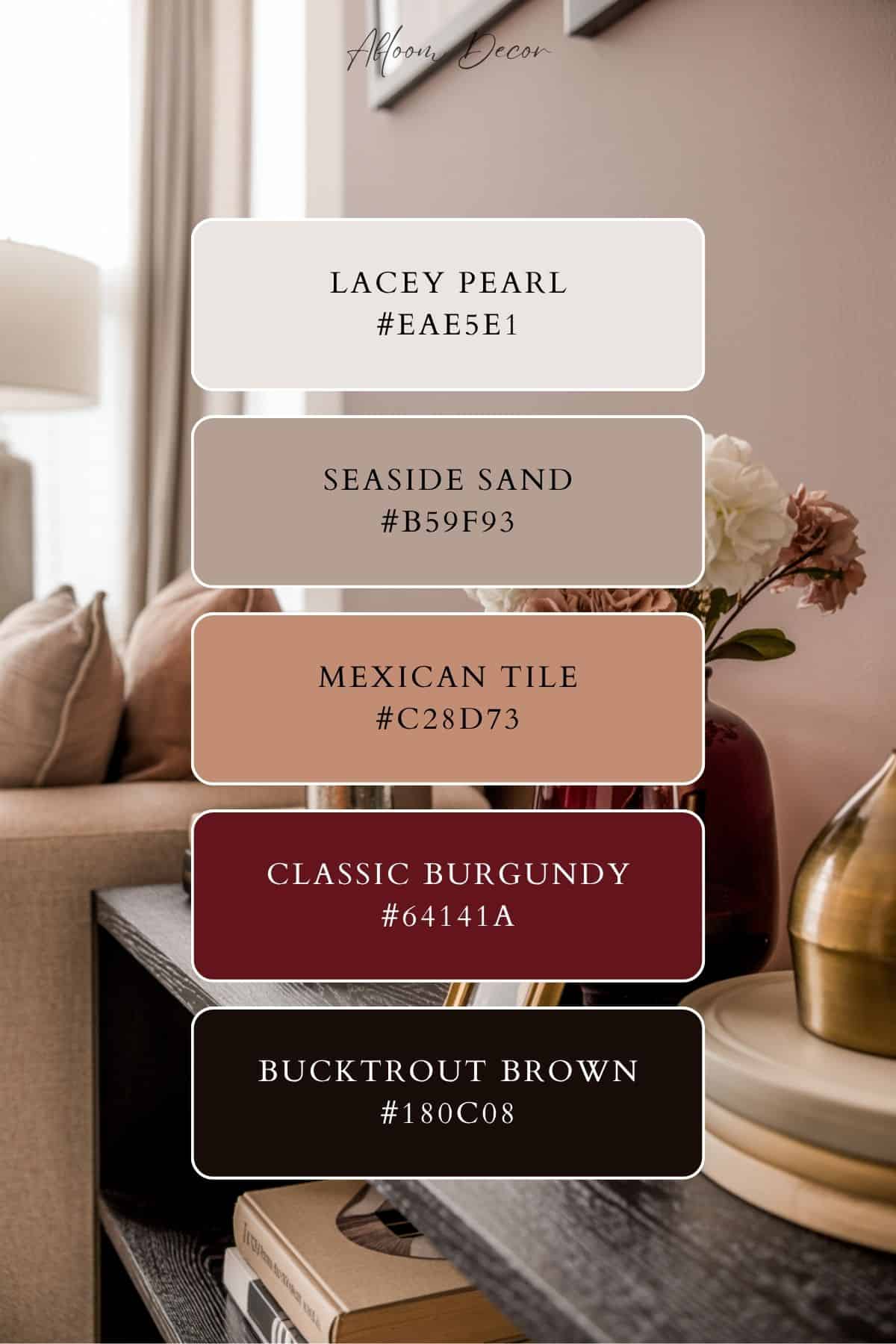 Classic Burgundy Color Palette You'll Want To Use All Year
