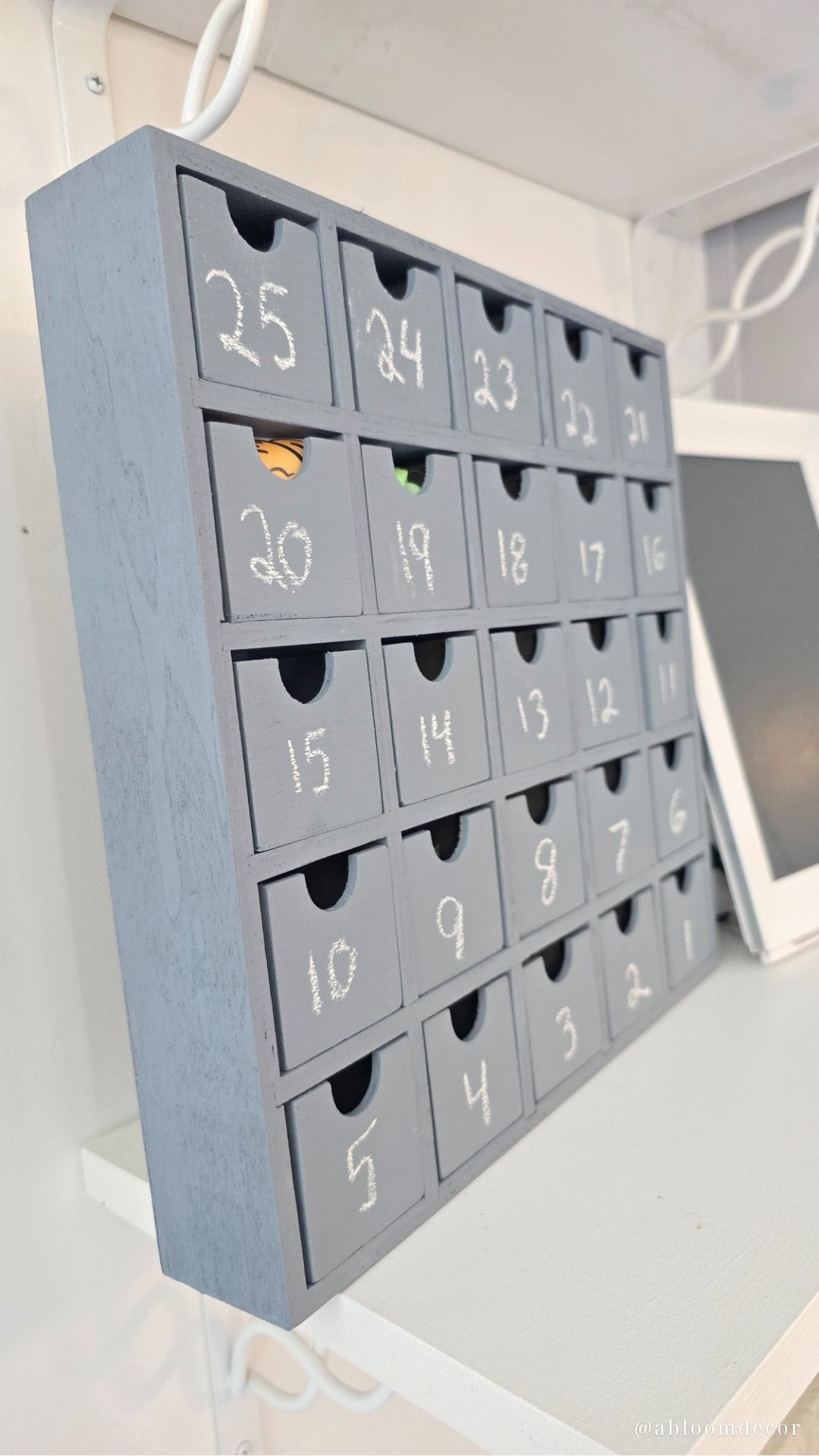 Reusable DIY Christmas Advent Calendar