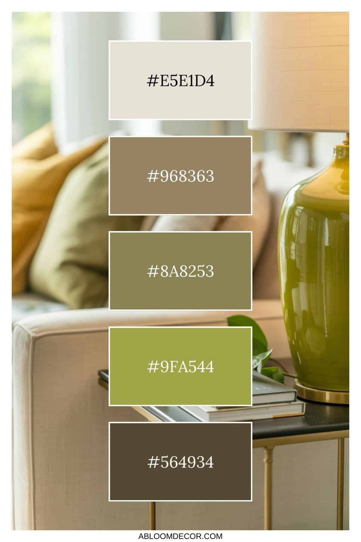 Chartreuse Green Color Palette That Feels Grounded
