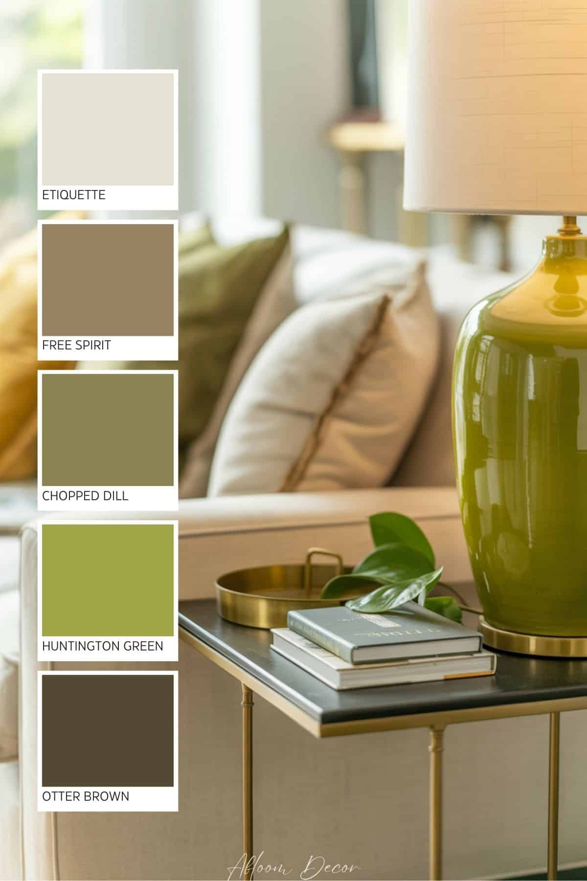 Chartreuse Green Color Palette That Feels Grounded