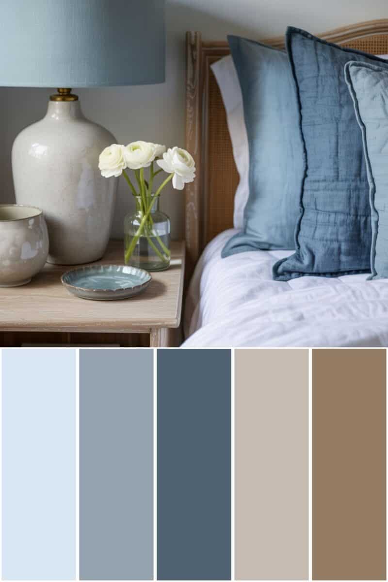 Cool Blue Color Palette for a Cozy and Cohesive Home