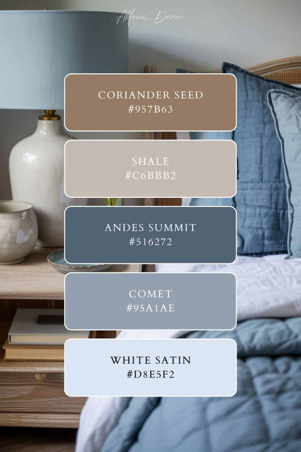 Cool Blue Color Palette for a Cozy and Cohesive Home
